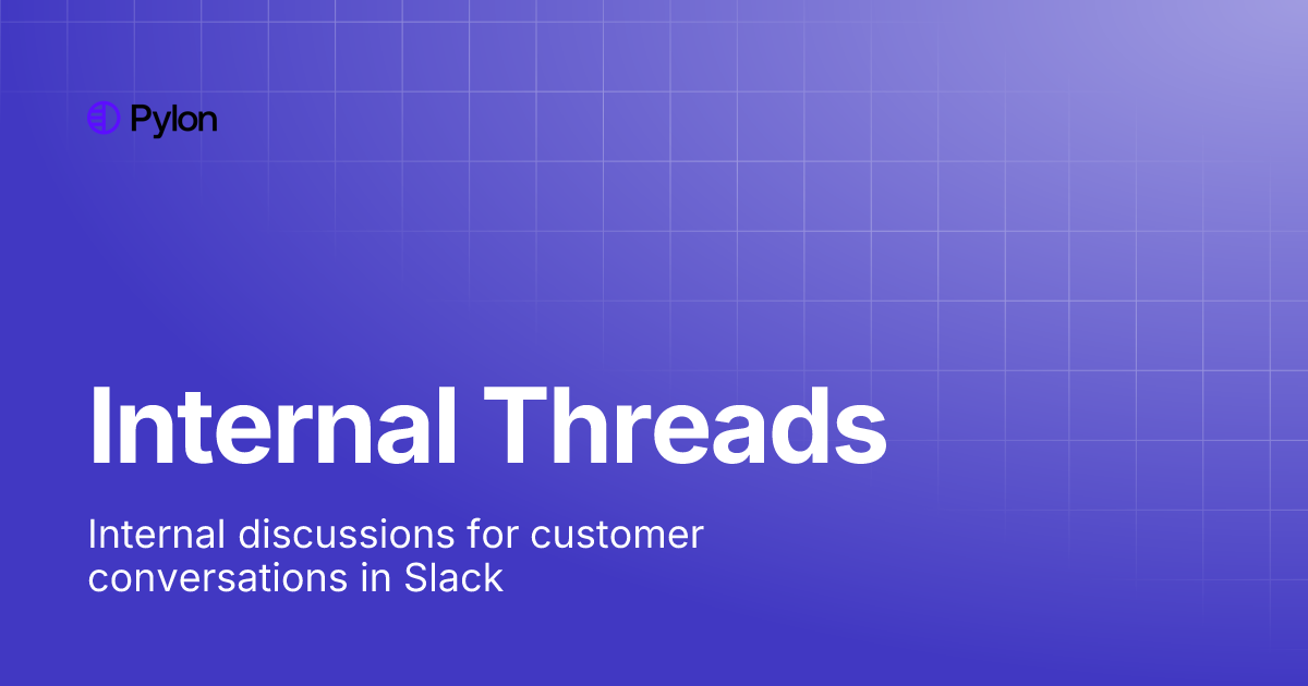 Internal Threads | Pylon