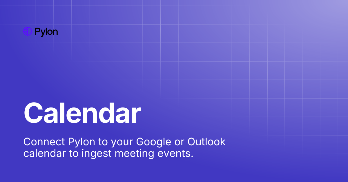 Calendar | Pylon